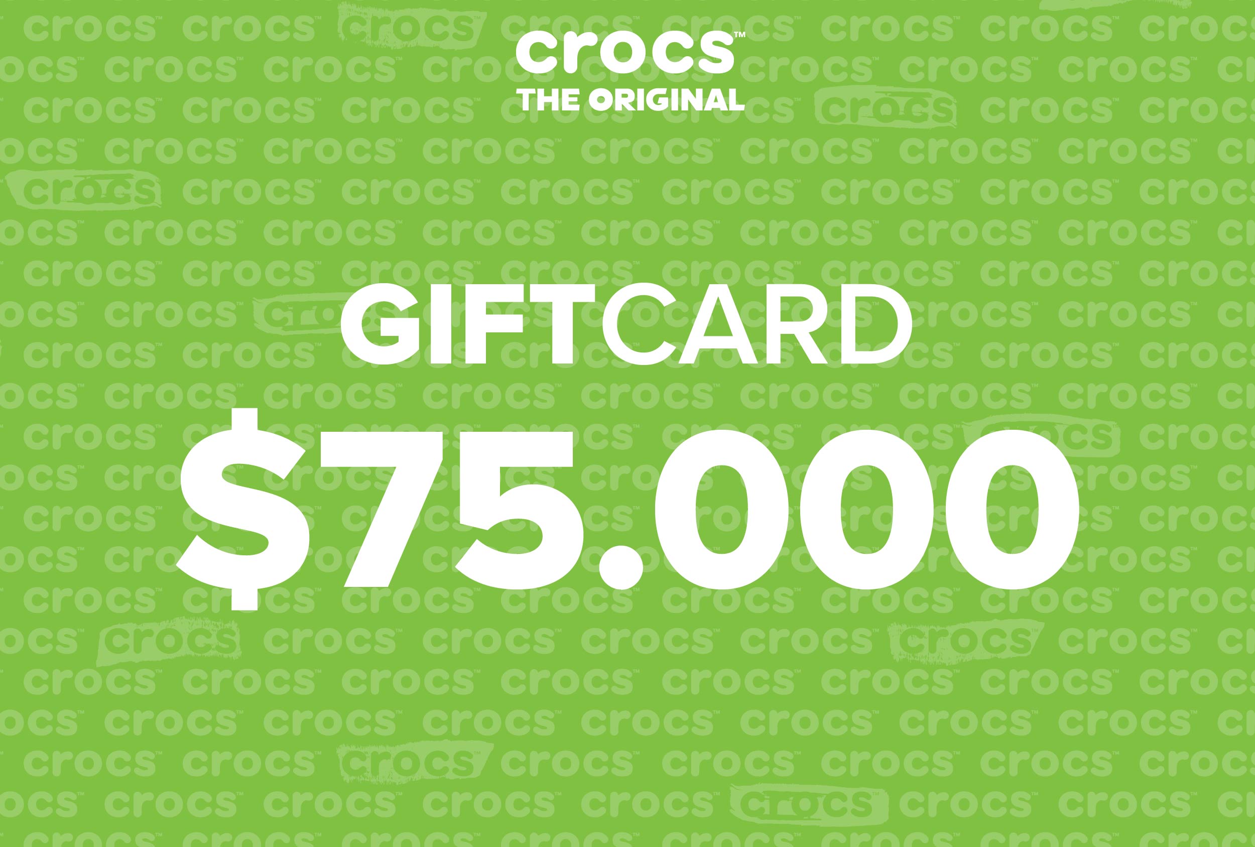 Gift Card Digital $75.000 - Crocs - Crocs Chile