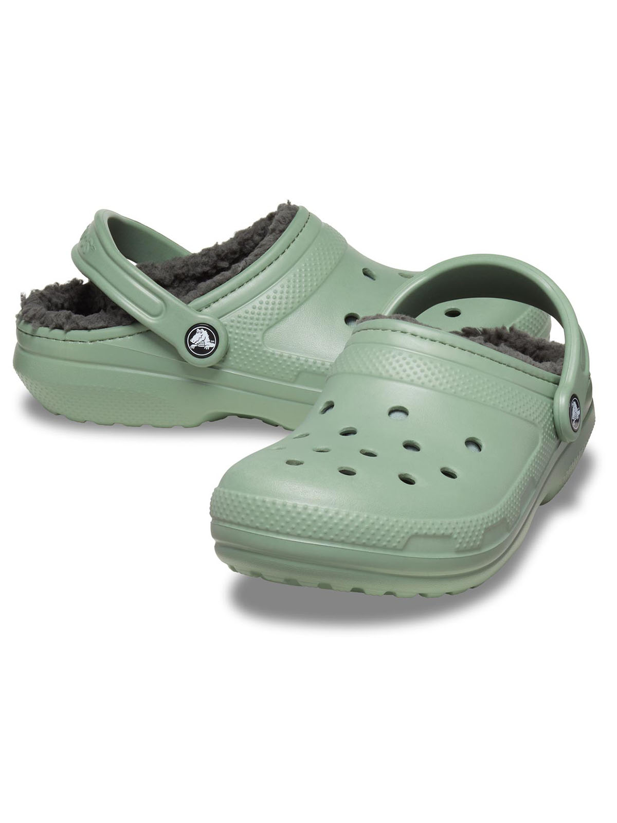 Zueco Unisex Classic Lined Verde Crocs-Crocs - Crocs Chile