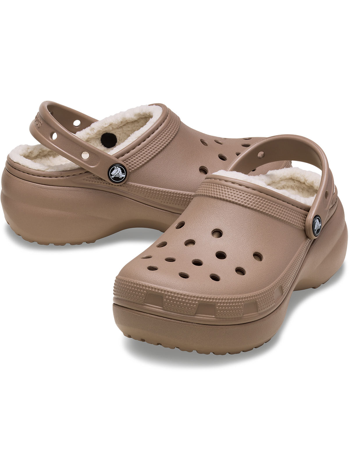 Zueco Mujer Lined Platform Café Crocs-Crocs - Crocs Chile