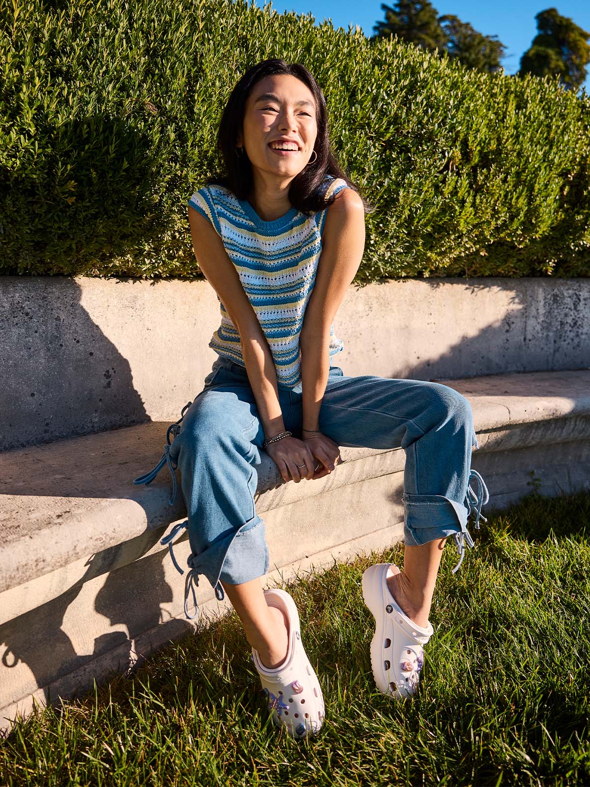 Zueco Classic Platform Blanco Crocs - Crocs Chile